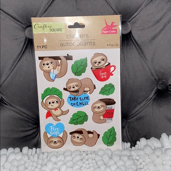 Other | 3for1 Sloth Popup Sticks | Poshmark